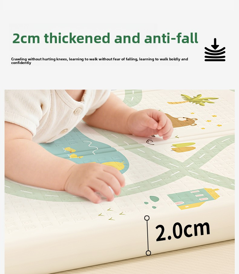 【SGS】2cm Thickness Baby Mat Playmat Baby Play Mat Foldable Waterproof ...