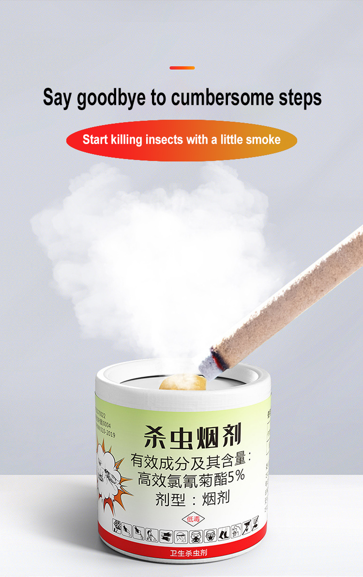 (Buy 1 Free 2) Insecticide smoke bomb Eliminate both insects and their ...