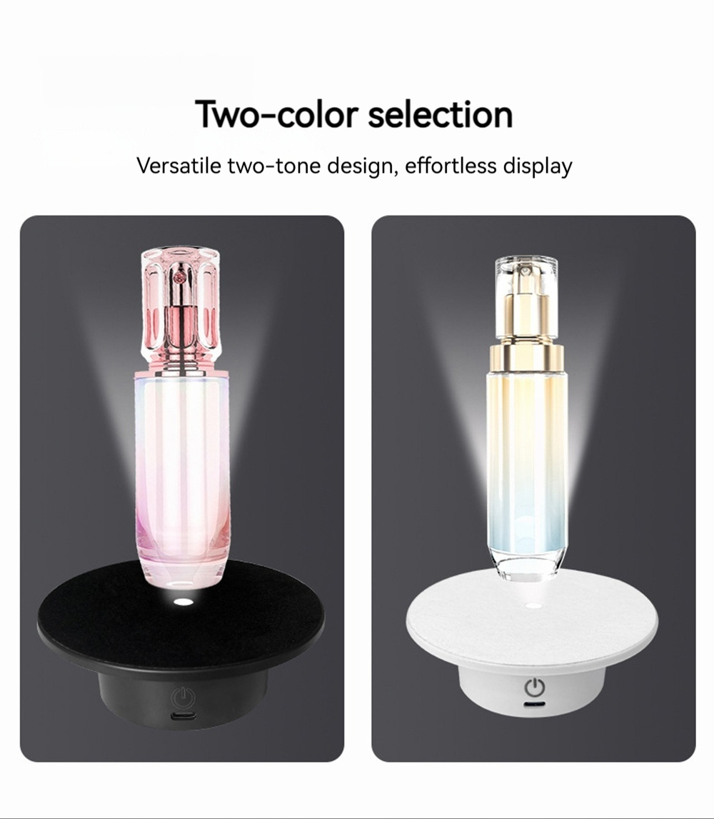 INSMART rotating product display stand rotates 360 degrees has light ...
