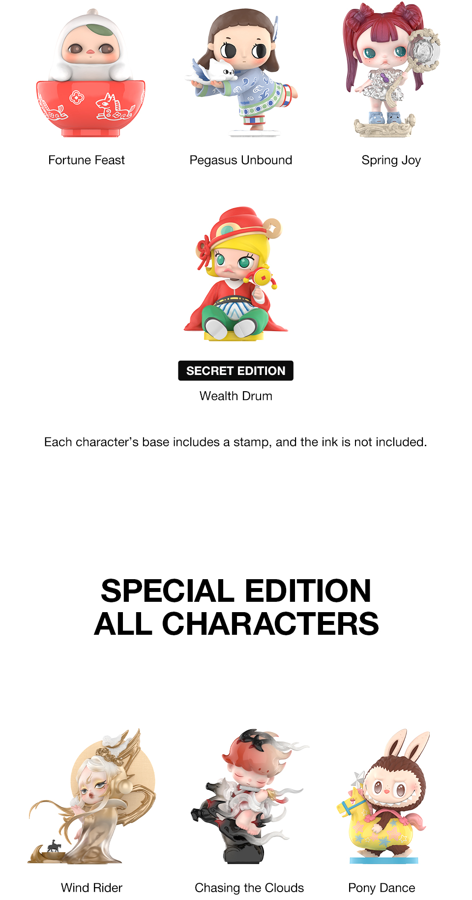 POP MART The Golden Gallop Series Figures Blind Box Action Toys Figure ...