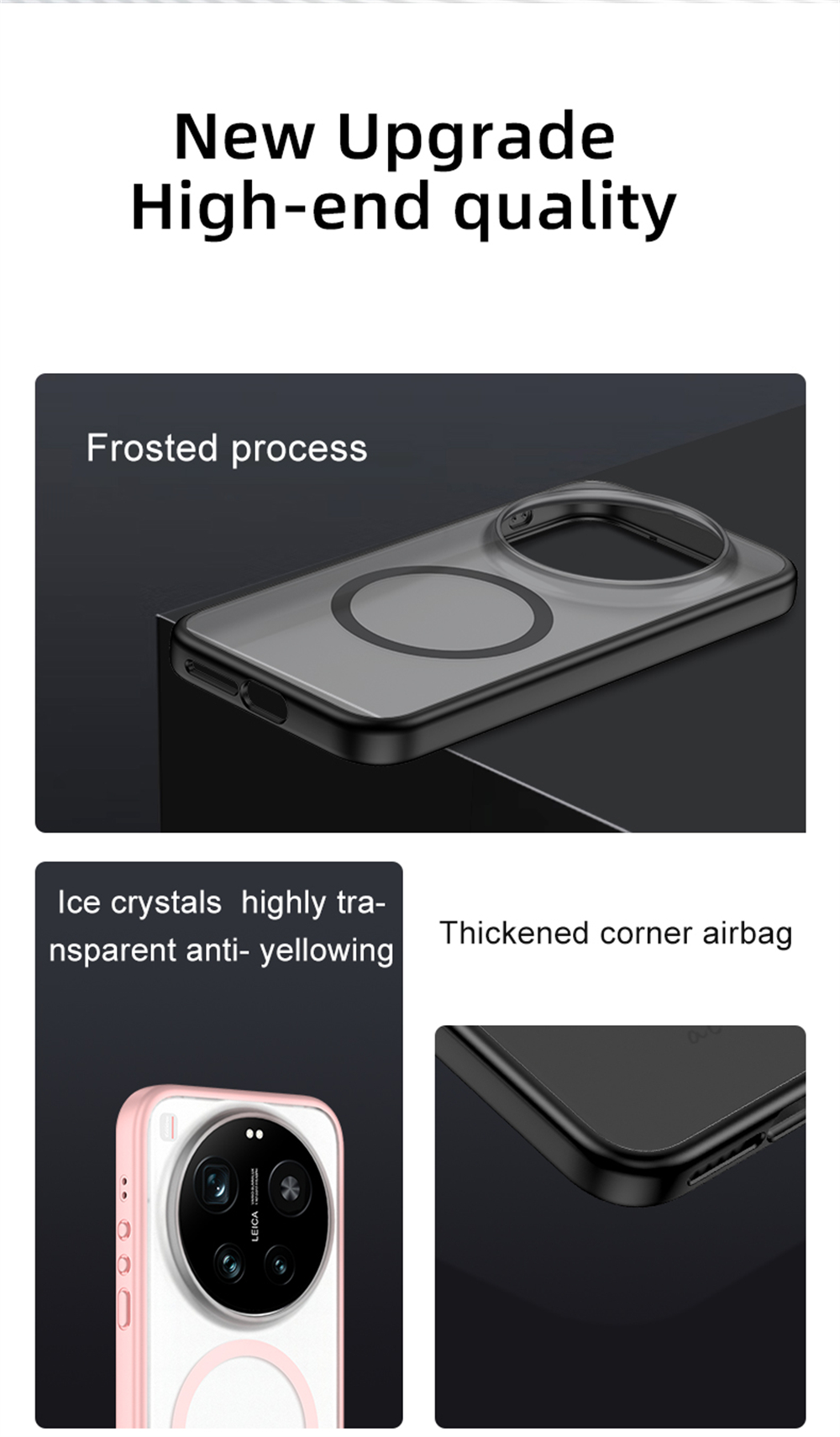 UFLAXE ICEY - For Xiaomi 17 Ultra Case - Matte Shockproof Hard Case ...