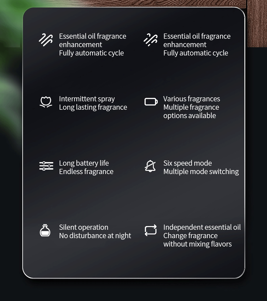MiLife X8 Smart Aroma Diffuser | 6 Spray Modes | Quiet Ultrasonic Mist ...