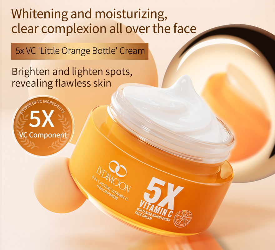 LYDIMOON 5VC Skincare Set Whitening/Anti-Aging (Eye Cream - Body Lotion ...