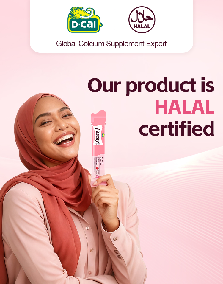D-Cal HALAL Us Women Liquid Calcium Citrate Vitamin D3 For Pregnancy ...