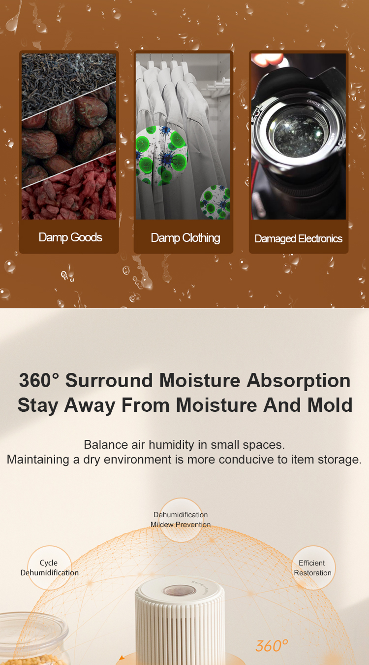 【MY Stock】Hysure Top-X™ Dehumidifier Portable Dehumidifier Physical ...