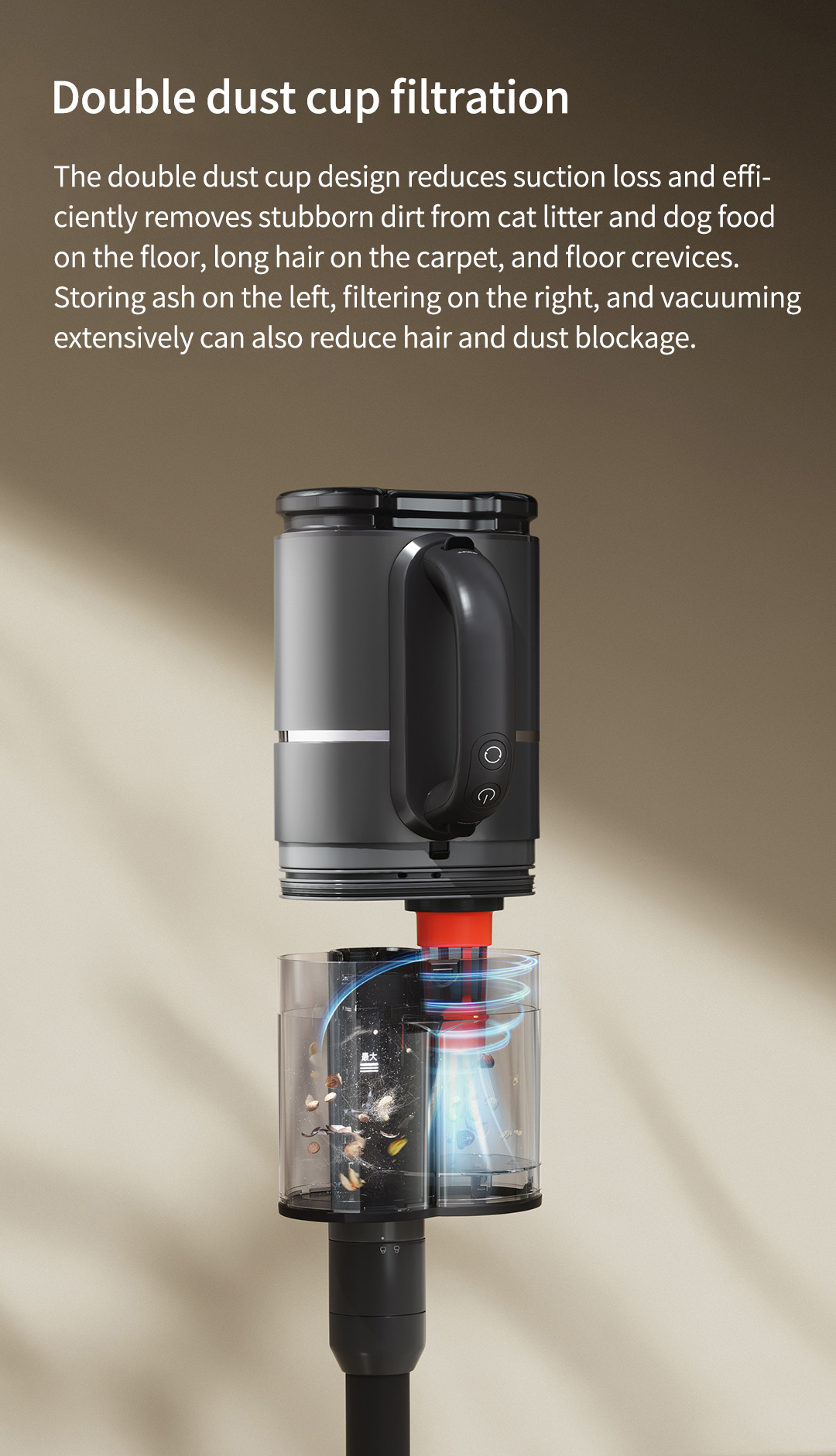 Xiaomi Mijia Cordless Floor Cleaner 3 Max 5‑in‑1 Multi‑Function Tangle‑Resistant Auto Stop When ...