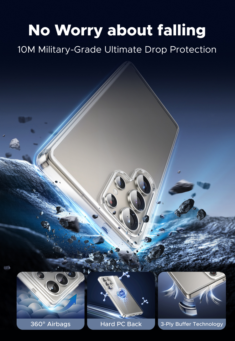 UGREEN Samsung Galaxy S26 Ultra Phone Protective Case Crystal Clear ...