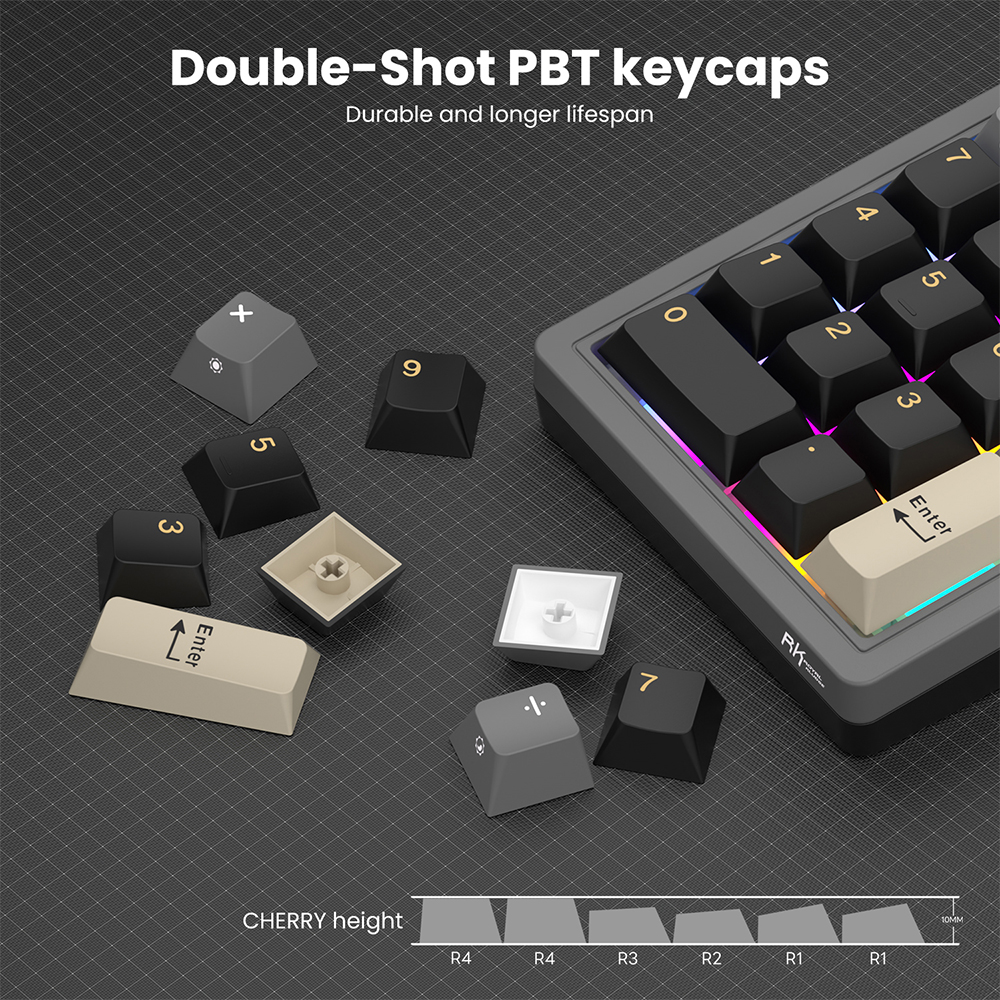 RK Royal Kludge M20 Numeric Keypad Calculator 2 In 1 With Toggle Knob ...