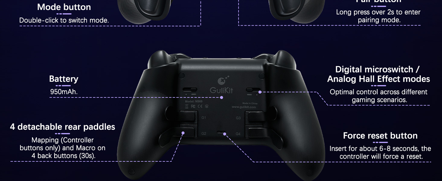 GuliKit TT Max Controller Equipped with adjustable tension TMR ...