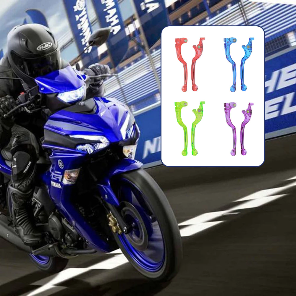 Crystal Transparent Brake & Clutch Lever Set Jelly Crister Carbon LC135 ...