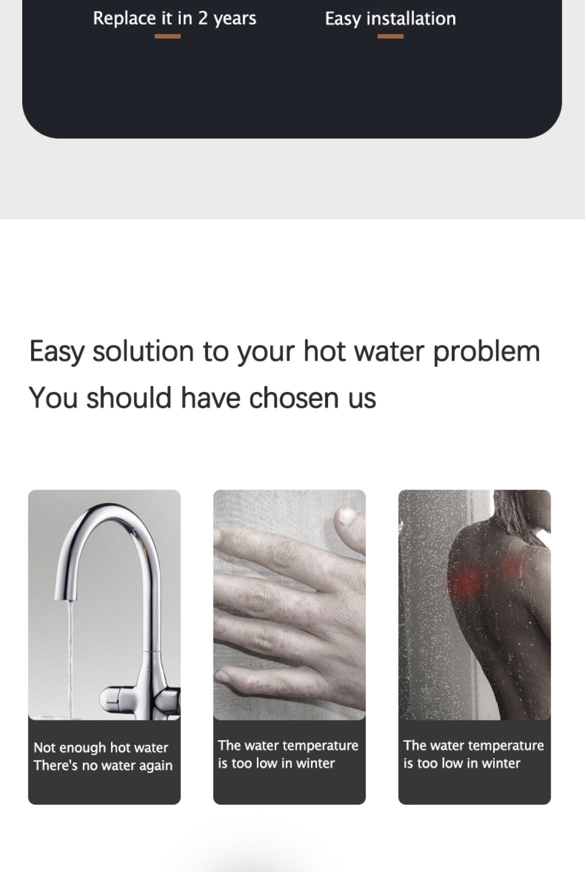 Inhome Instant Water Heater Shower Hot Water Heater Shower Electric ...