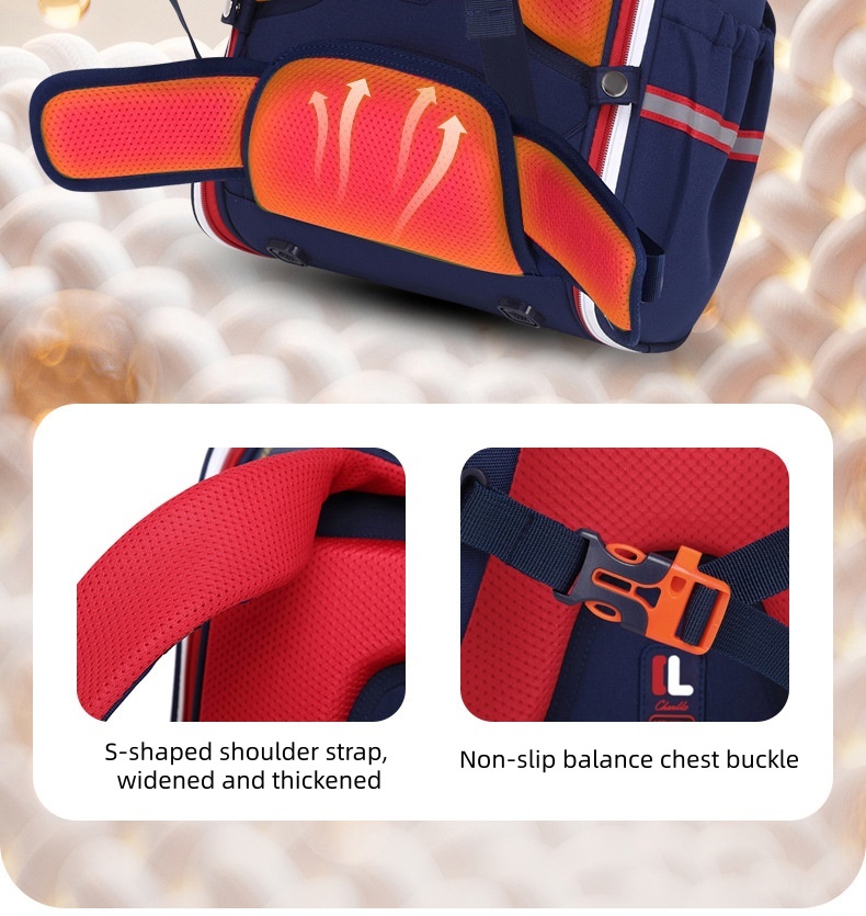 NOMO Beg Sekolah Budak Lelaki Perempuan Backpack Student Large Capacity ...