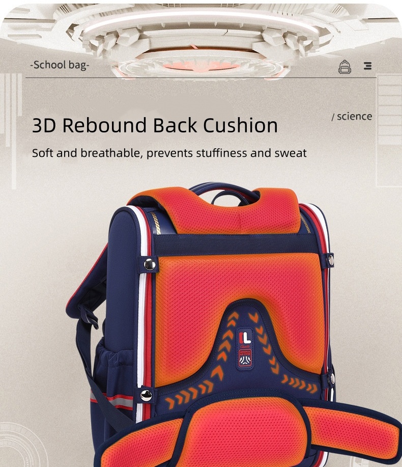 NOMO Beg Sekolah Budak Lelaki Perempuan Backpack Student Large Capacity ...