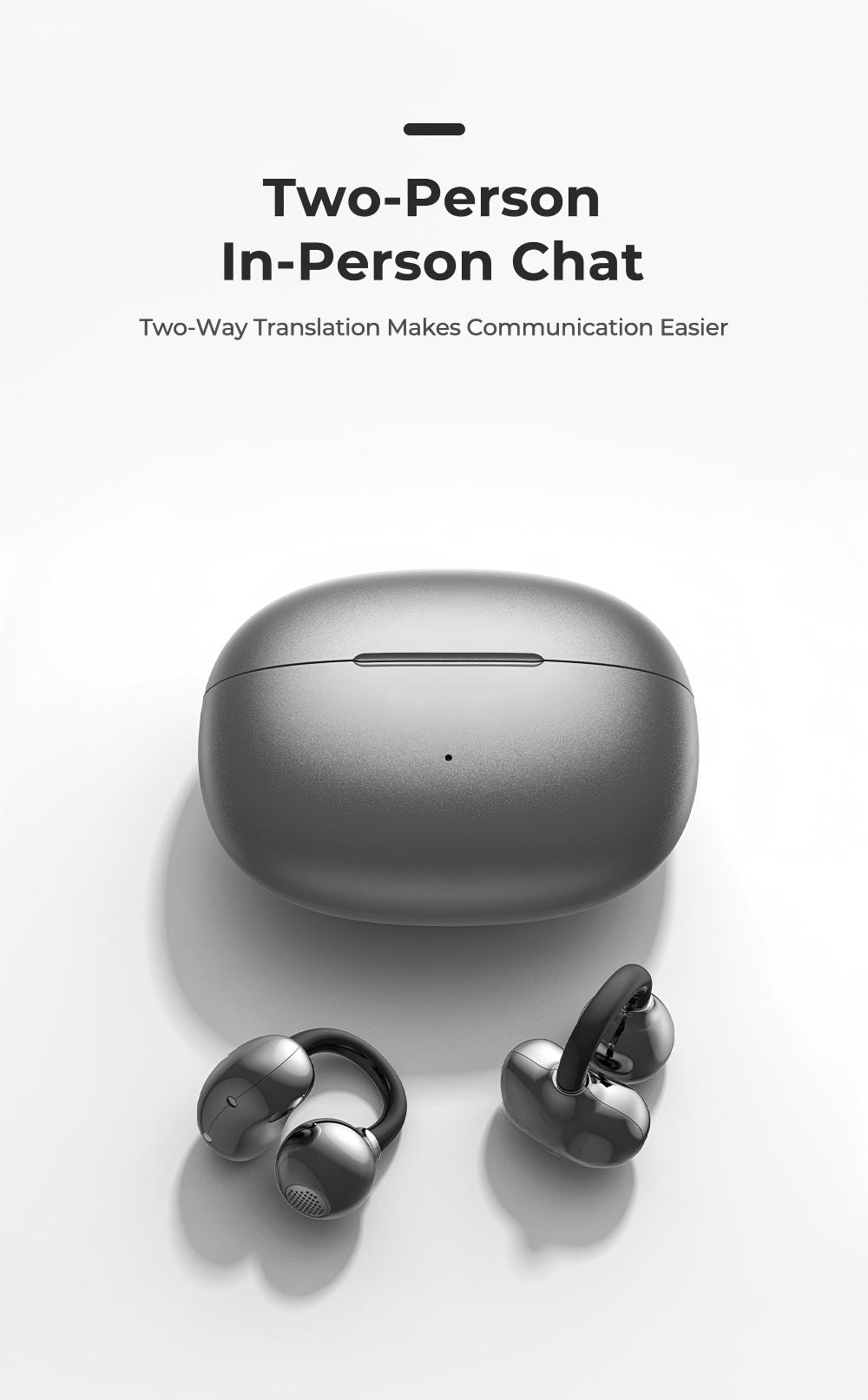 NE55 AI Translator Earbud 134 Languages Translation IMAX Theater Sound ...