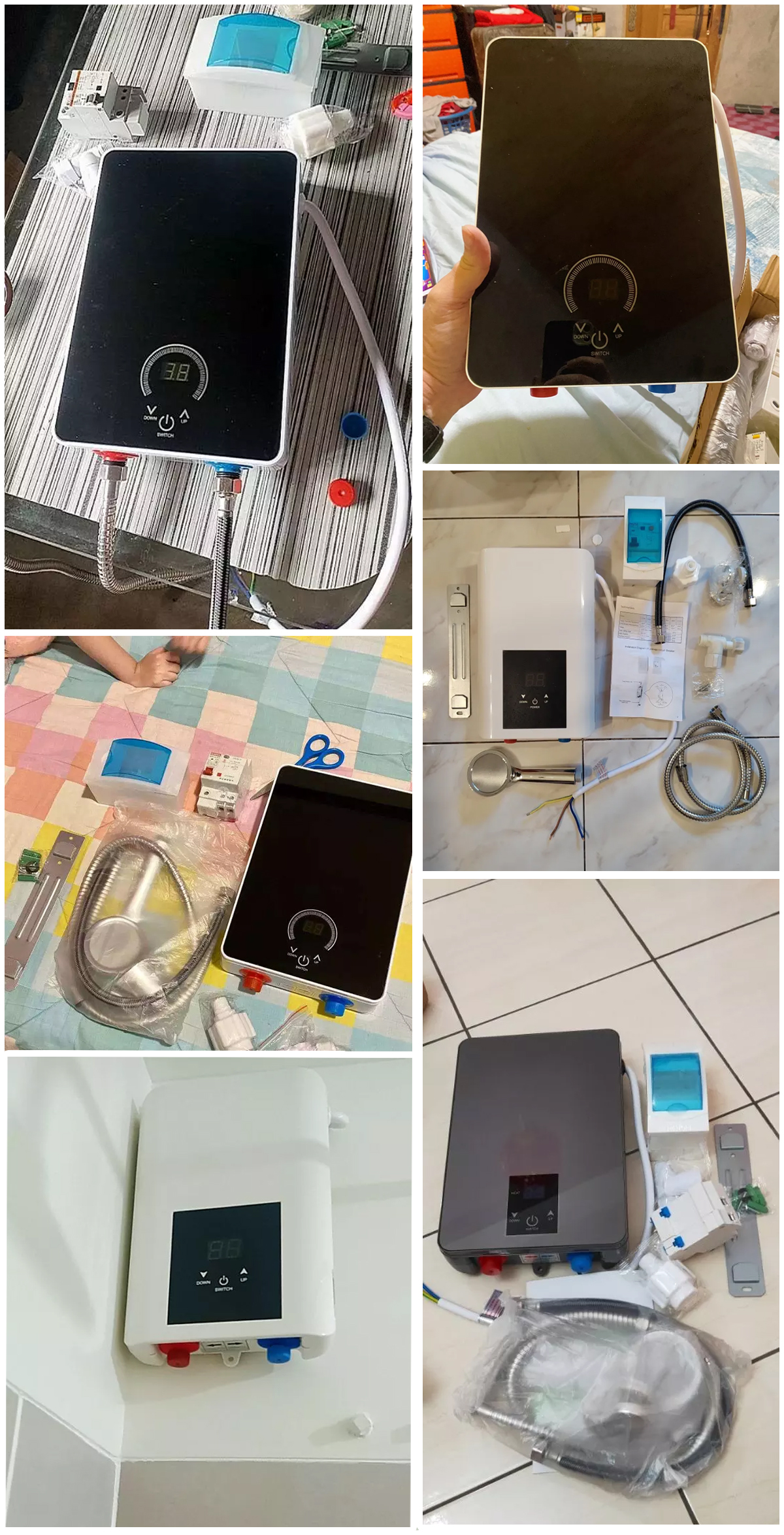 Inhome Instant Water Heater Shower Hot Water Heater Shower Electric ...