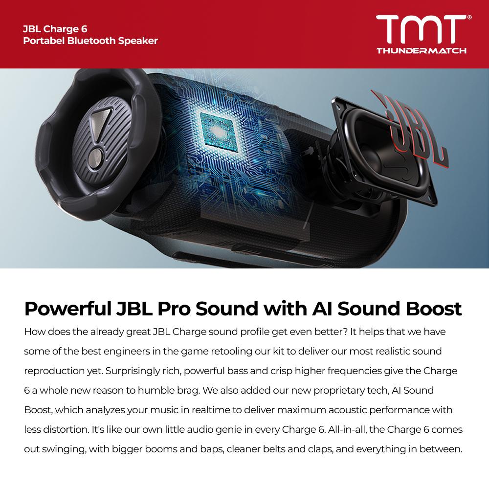 JBL Charge 6 Portable Wireless Speaker | Shopee Malaysia