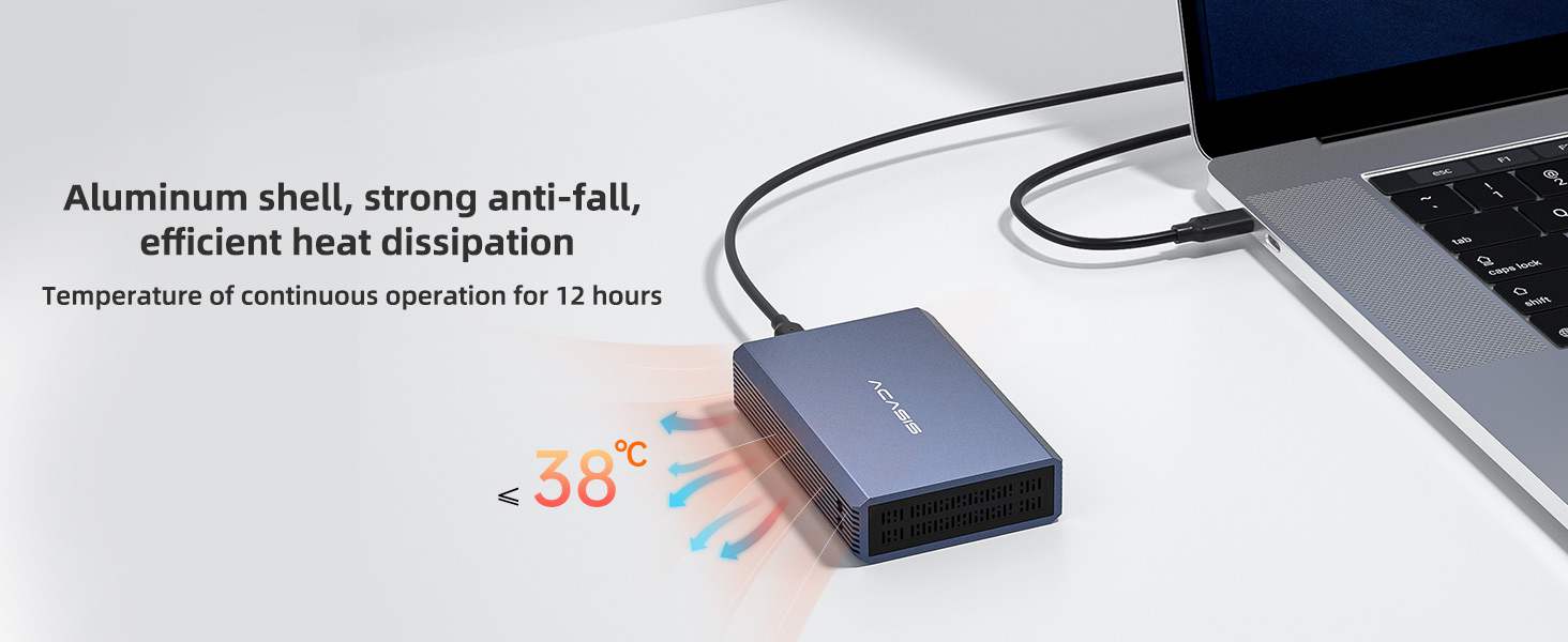 ACASIS usb 3.0 2.5 inch SATA HDD RAID enclosure Double HDD Enclosure ...