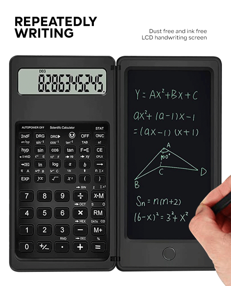 [⭐Local Stock]Calculator Scientifics 12-Digit LCD Display Foldable ...