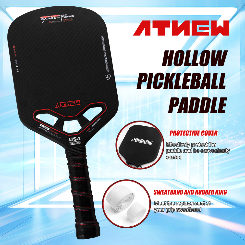 Atnew USAPA Hollow Carbon Fiber T700 Hot-Pressed One-Piece Pickle ...