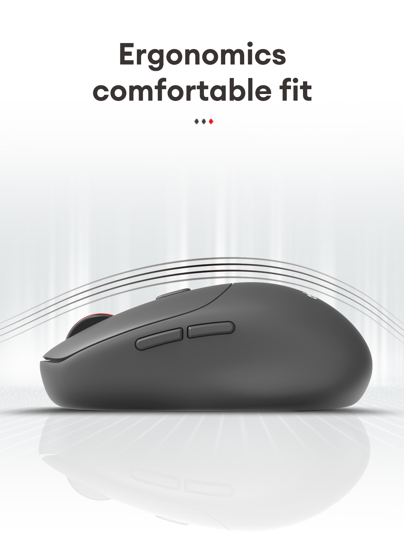 Lenovo WL300 Pro Wireless Mouse and Bluetooth Dual Mode Mouse with 1600 ...