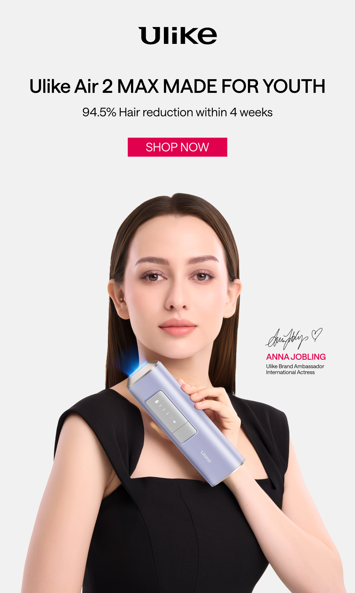 Ulike Air2 MAX ice cooling Hair Removal 94.5% Hair reduction within 4 ...