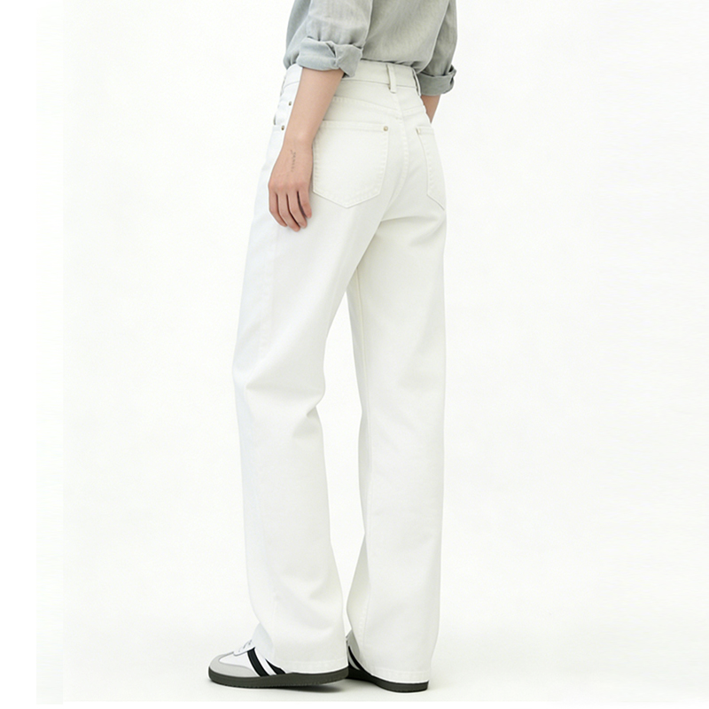 HOUCH COD Men's Jeans Straight Denim Classic Long Pants Men Jean Smart ...