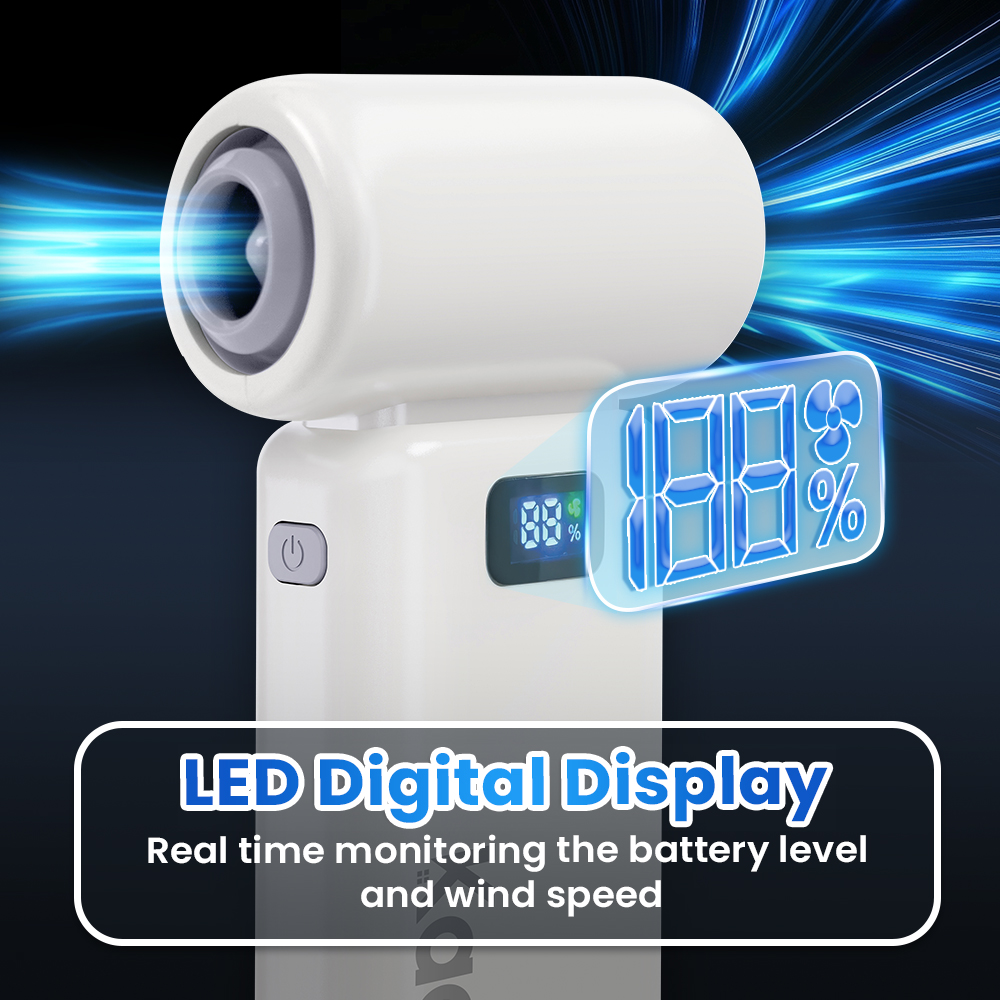 Kadonio Turbo Fan Portable High-Speed Kipas 12000 mAh Battery ...
