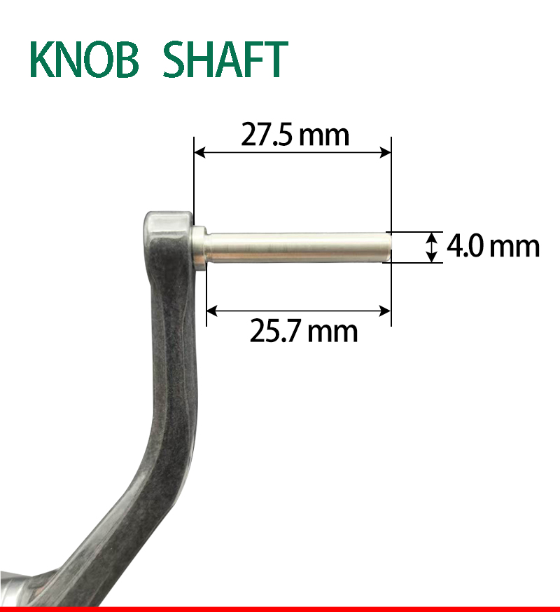 Fishing Reel Replace Handle without Knob Light Weight Strong Carbon ...