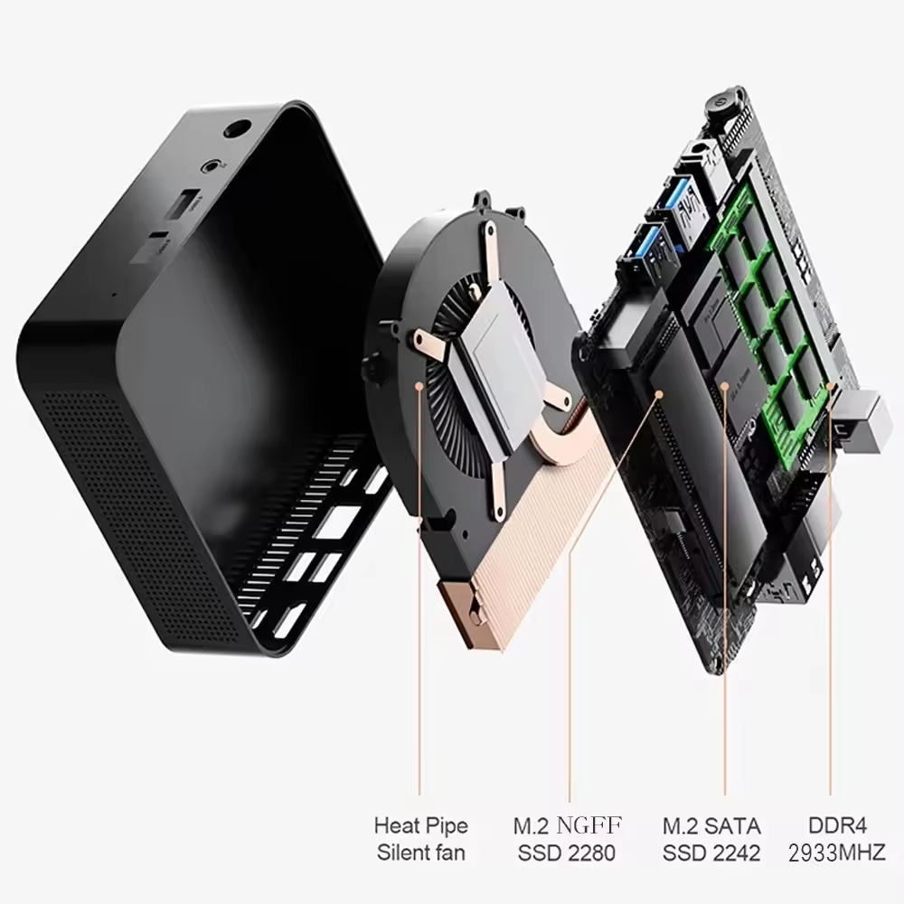 【Pre-installed Office】Portable Mini PC Intel Core i9 8950HK Windows 11 ...
