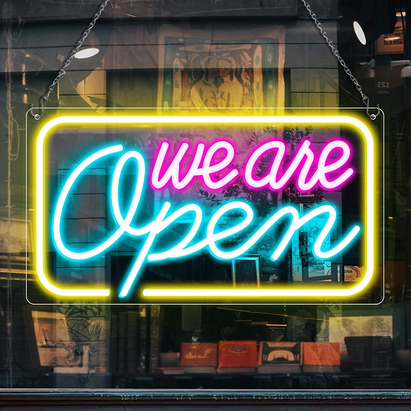Custom Neon,Open Signs/closed Signs, Suitable for Business Use,24 hours ...