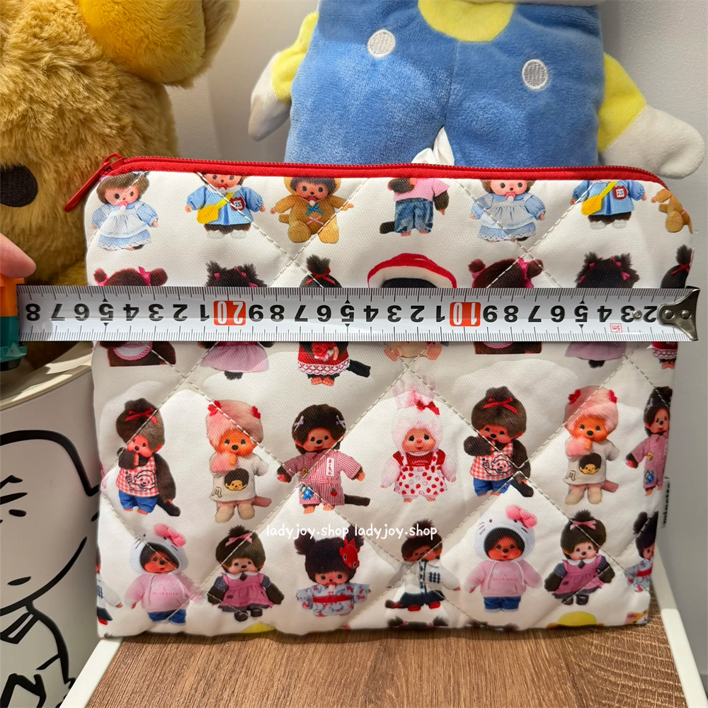 Cute Cartoon Monchhichi Print Inner Bag, Shockproof And Drop-Proof Ipad ...