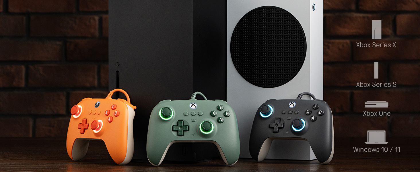 【9.25 SALE】8BitDo Ultimate C Wired Gaming Controller for Xbox, RGB ...