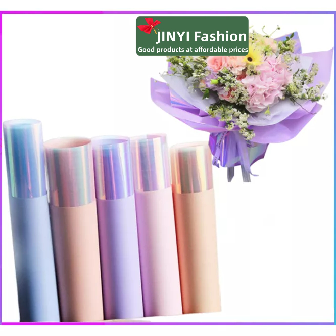 Double color colorful film wrapping paper~bouquet wrapping paper gift ...