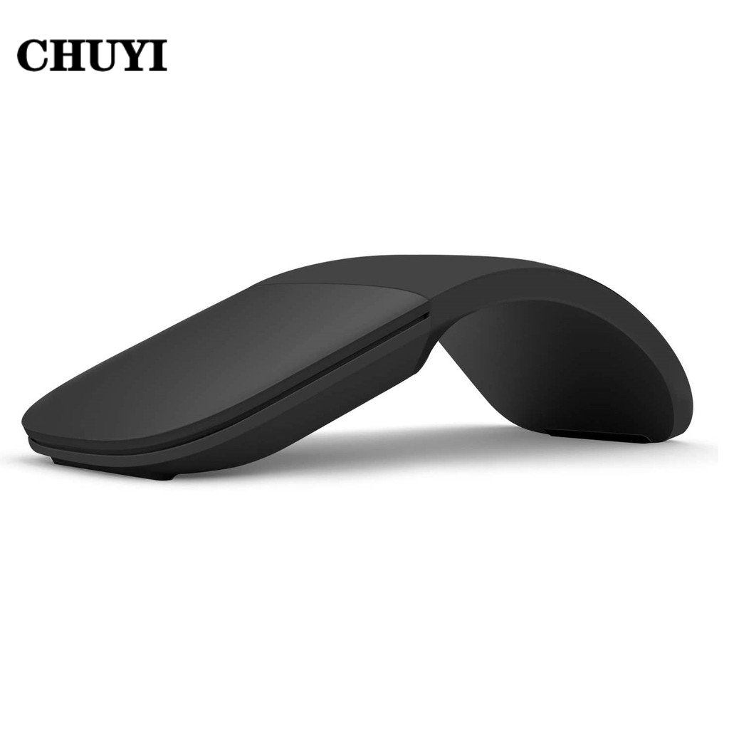 CHUYI Foldable Wireless Bluetooth Curved Mouse for Microsoft Surface ...