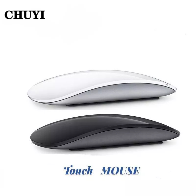CHUYI Wireless Bluetooth Mouse Rechargeable Touch Mouse Ultra-Thin ...