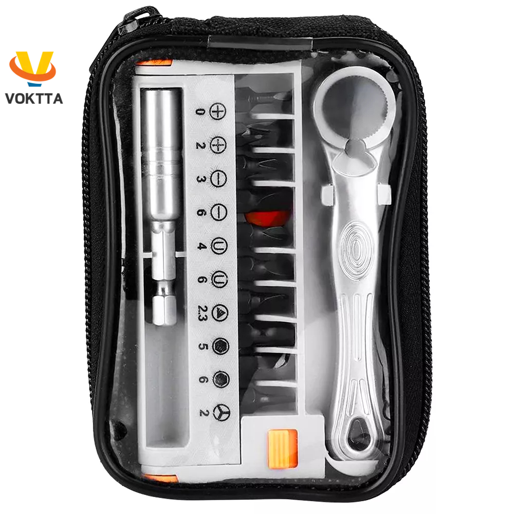 VOKTTA 12Pcs Portable Mini Ratchet Wrench Close Quarter Adjustable ...
