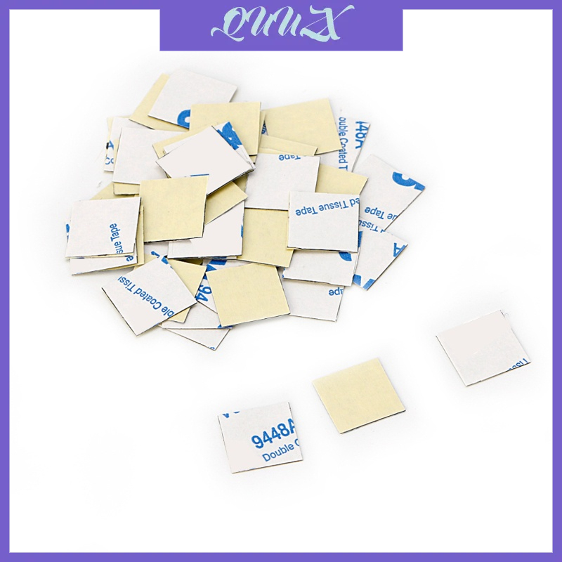 QUU 50Pcs 14*14mm Heatsink Thermal Double Side Adhesive Tape Sticker ...