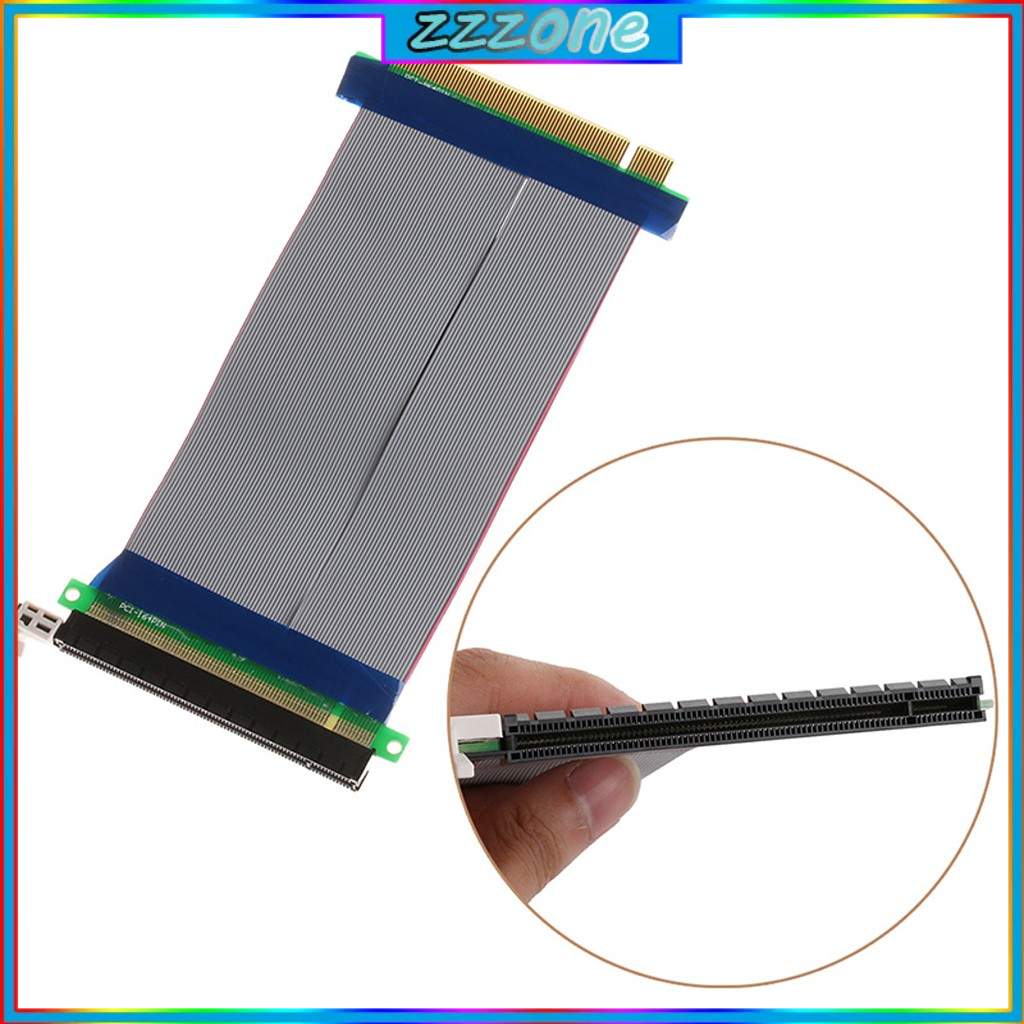 PCIe 16X PCI Express PCI-E 16X to 16X Riser Extender Card Adapter ...