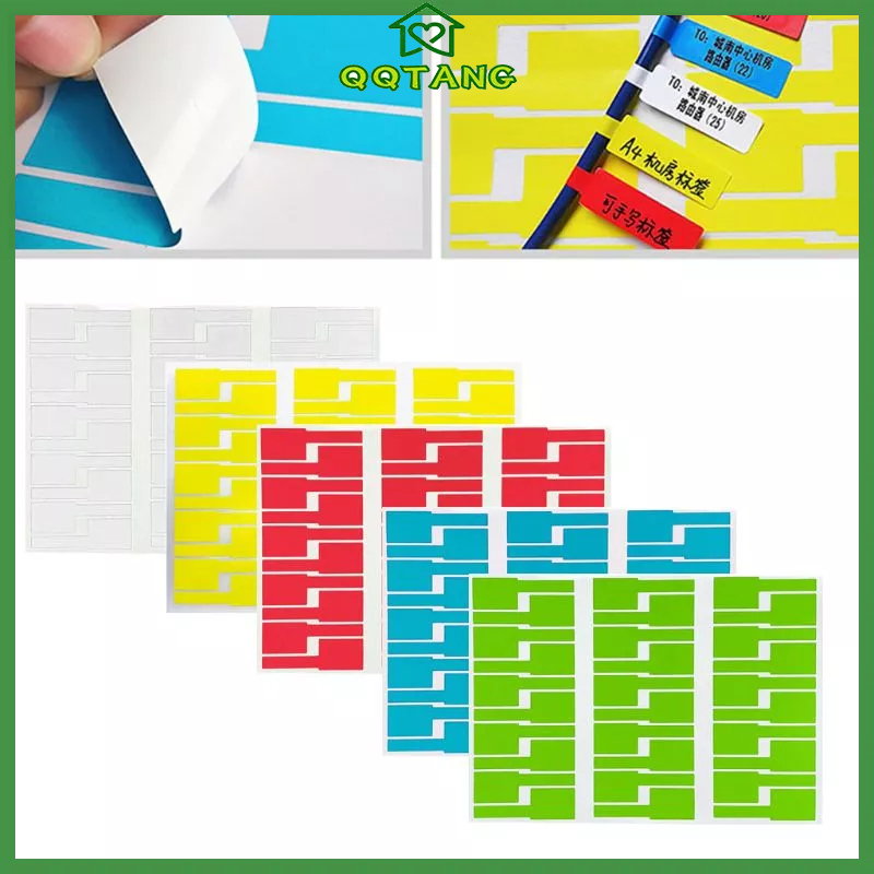 30Pcs Cable Labels Sticker Waterproof Identification Tags Work with ...