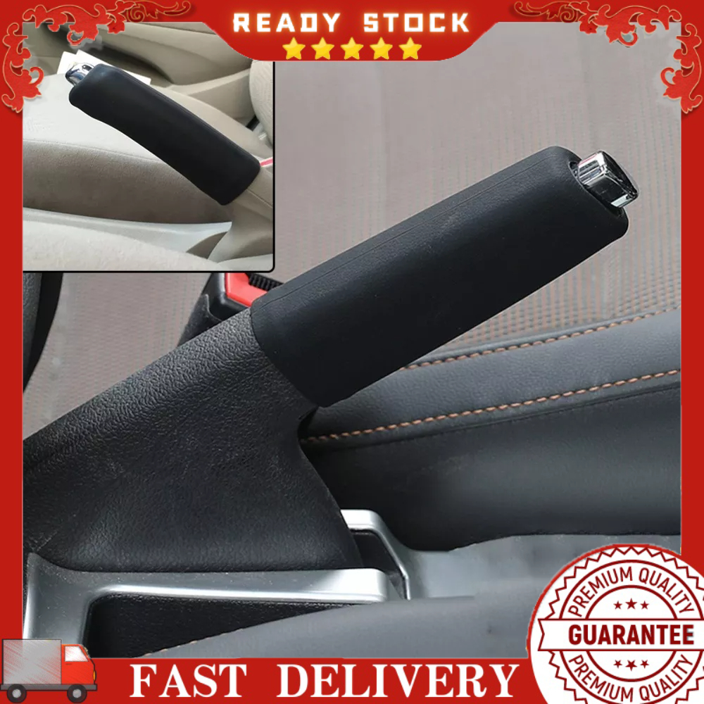 Anti-slip Cover Car Handbrake Auto Black Brand New Car Gel Hand Brake ...