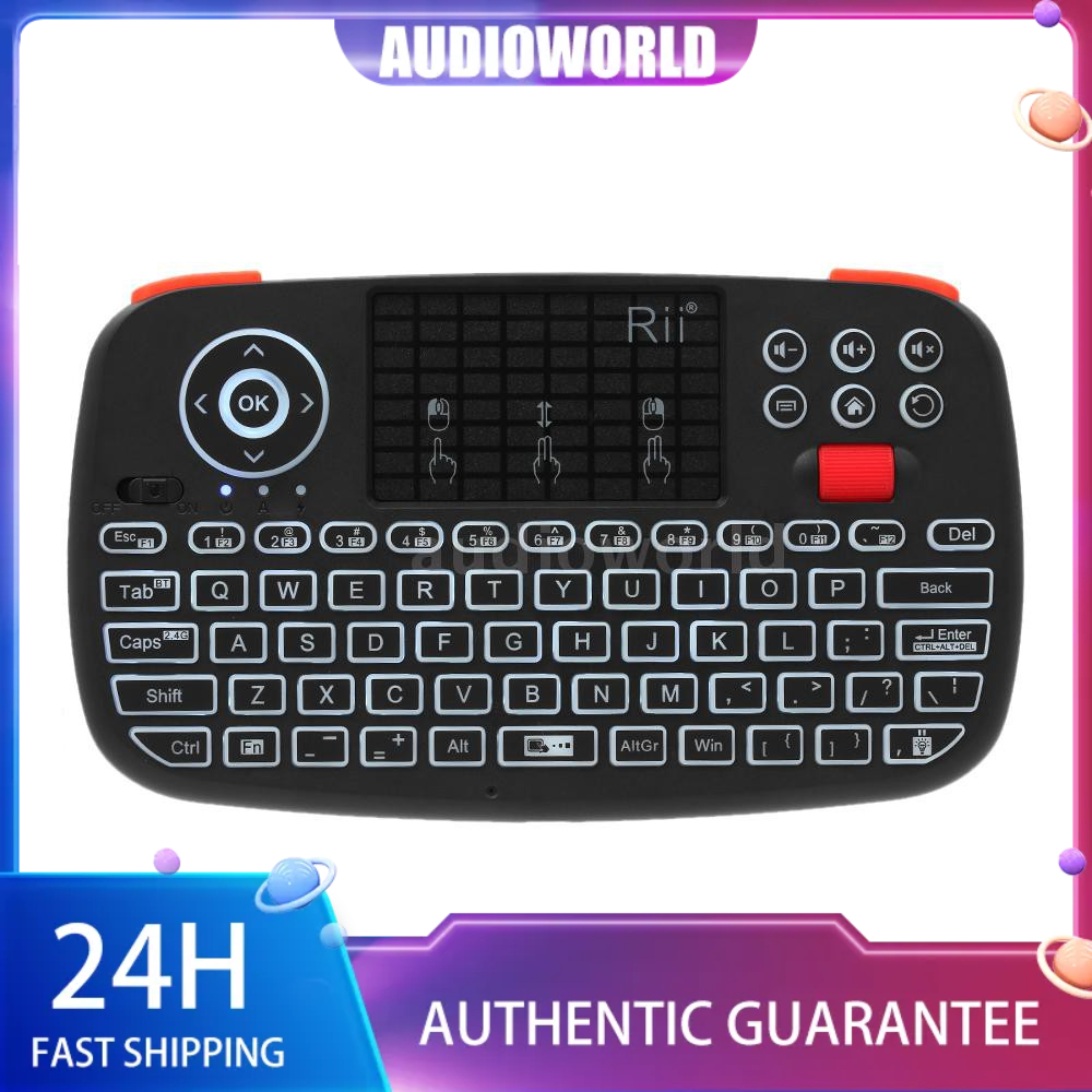 Rii i4 Mini Wireless Keyboard Bluetooth & 2.4GHz Dual Modes Handheld ...