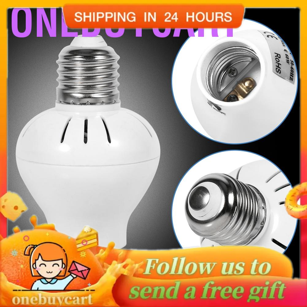 E27 Microwave Radar PIR Motion Sensor LED Light Bulb Switch Socket Lamp Holder | Shopee Malaysia