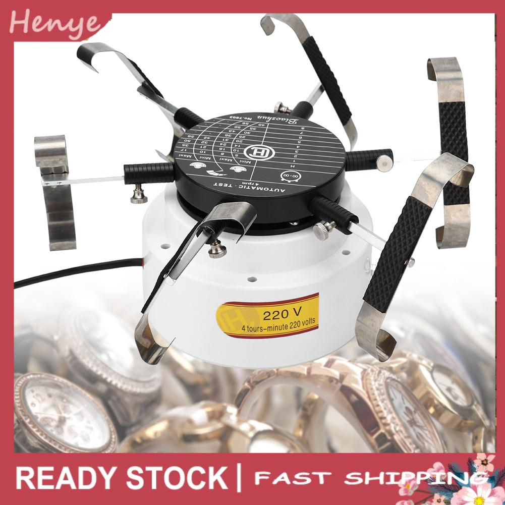 Alloy Mechanical Watch Test Winder Machine Automatic Watch Tester EU ...