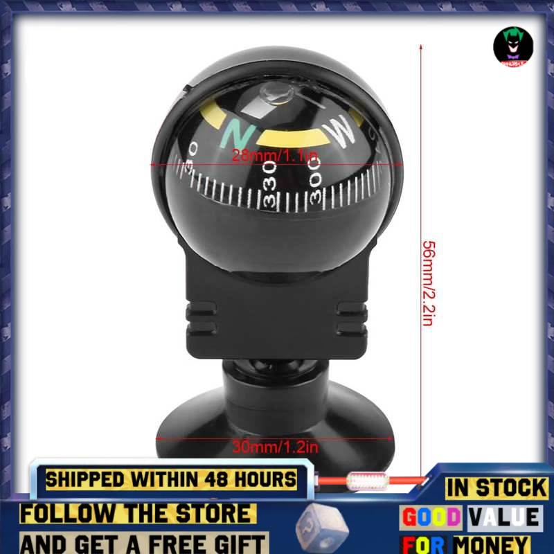 Adjustable Dash Mount Compass Navigation Hiking Direction Pointing ...