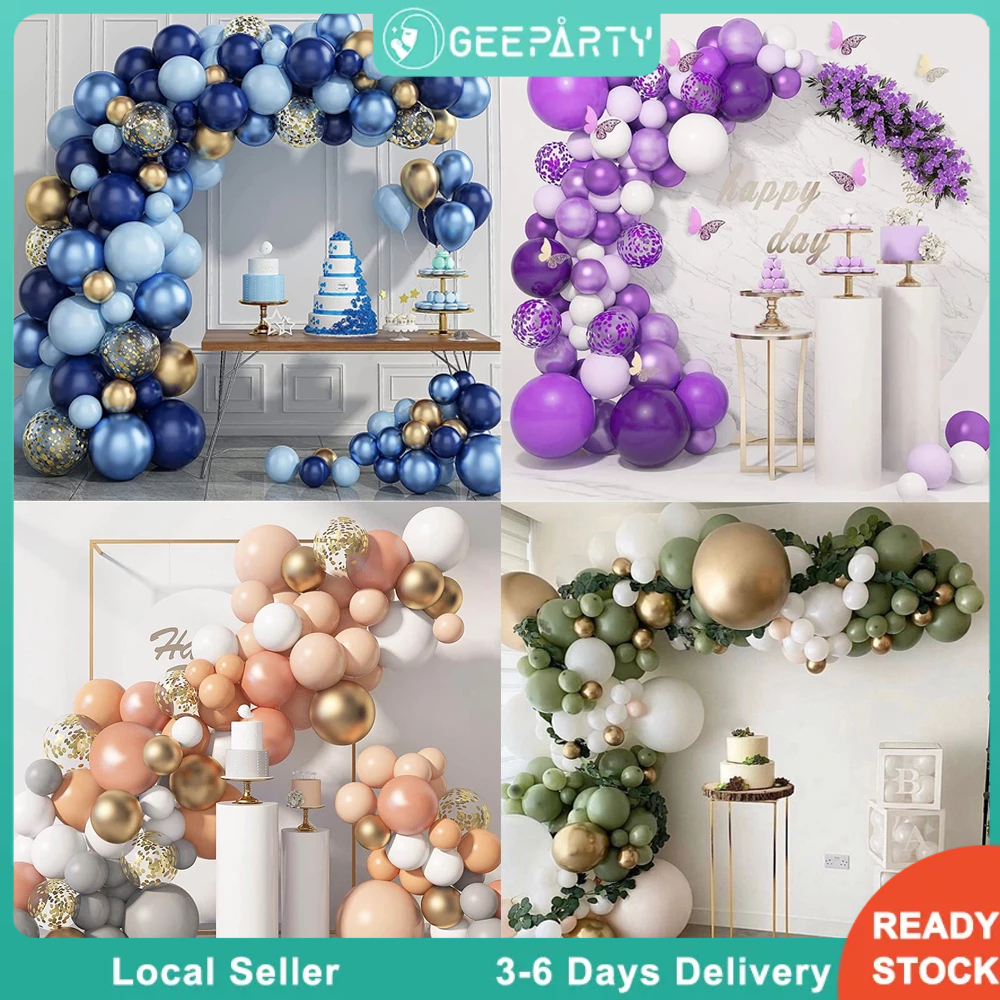 GeeParty Balloon Garland Birthday Party Decoration Set Balloon Arch ...