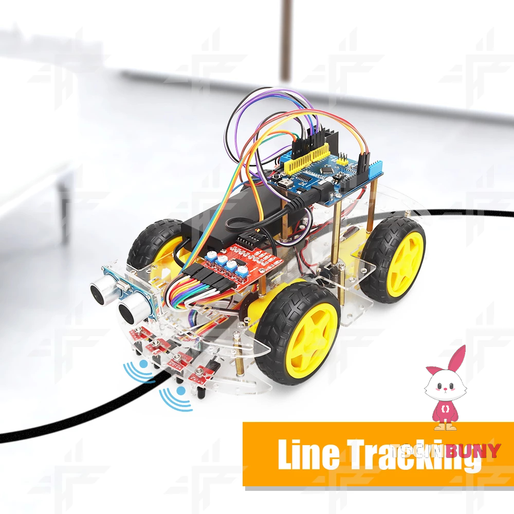 Hot Sale Creative STEM Smart Robot Car Starter Kit For Arduino Robot ...