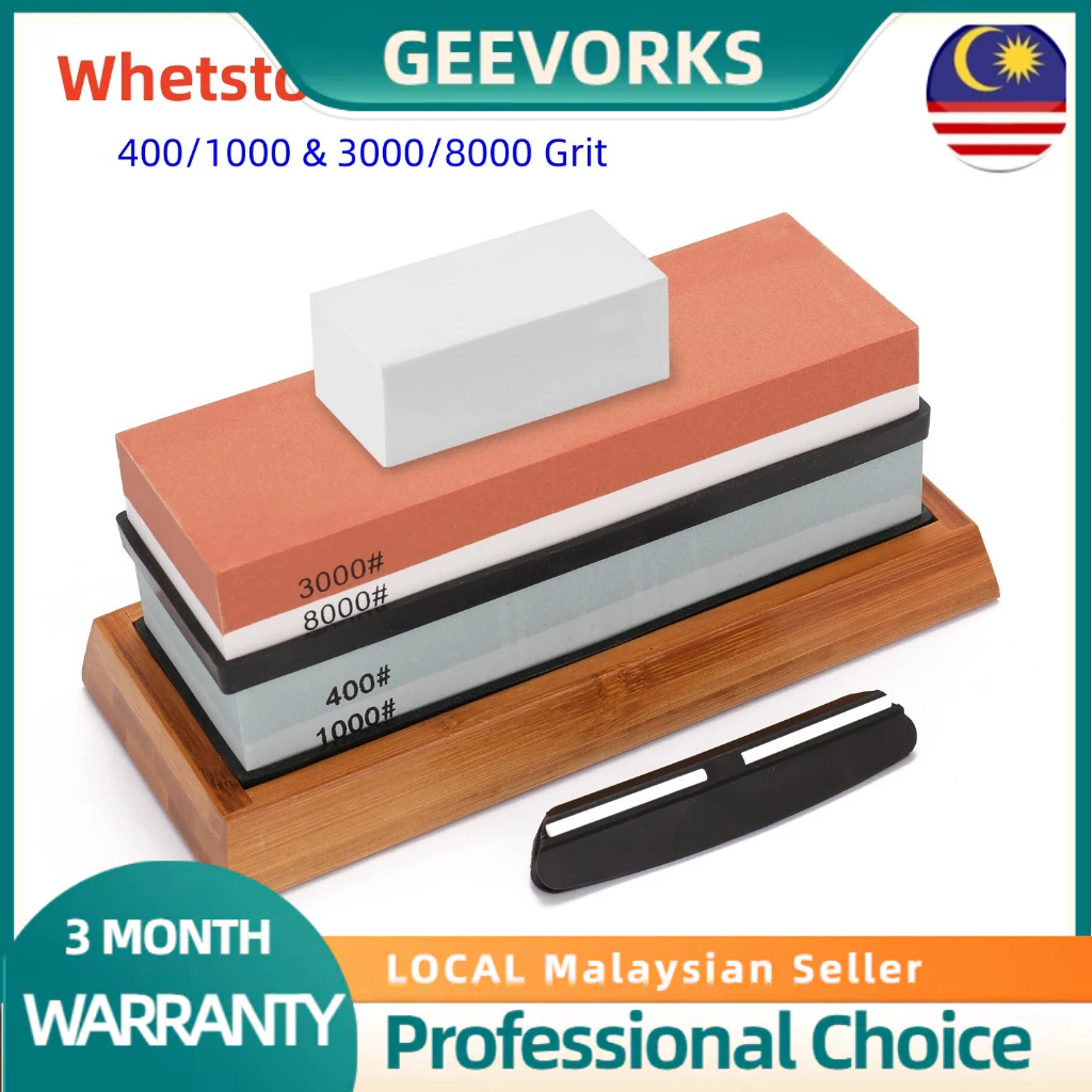 [LOCAL]400/1000 3000/8000 Grit Premium Whetstone Cut Sharpening Stone ...