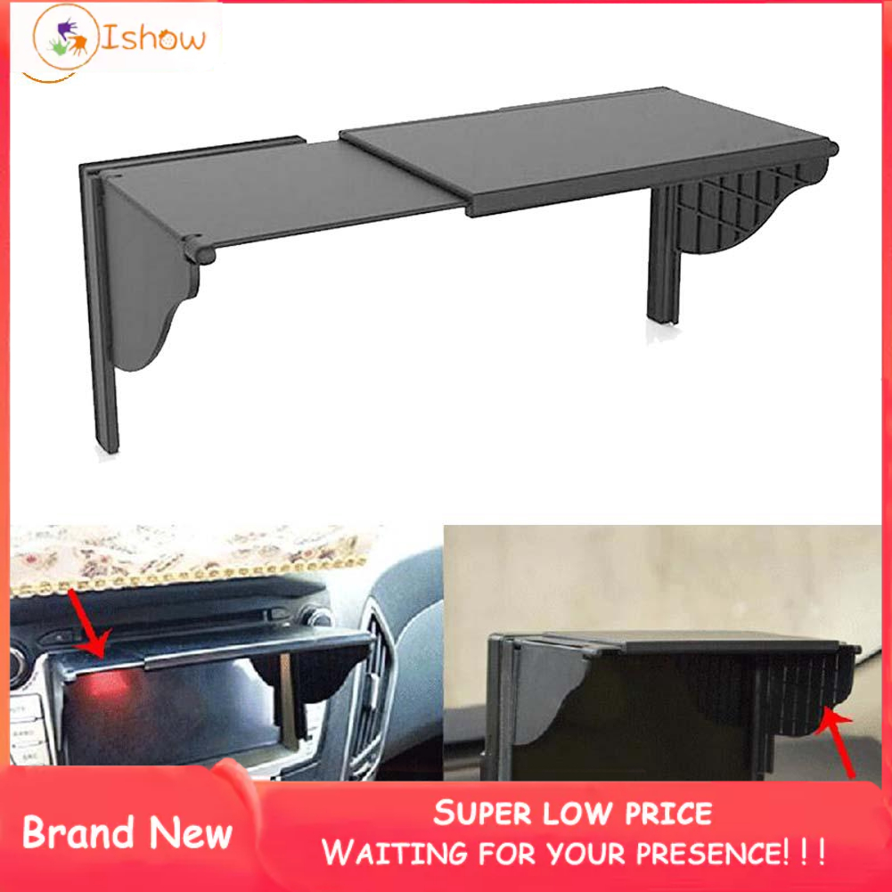 Adjustable Car Navigator Sun Shade Radio Cover Visor Sunshade GPS Anti ...