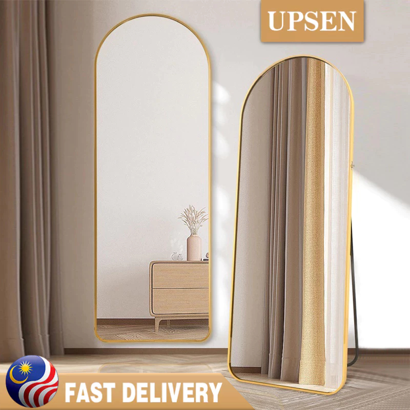 Arch Mirror Stand Bathroom Mirror wall Full Body Mirror Full-Length ...