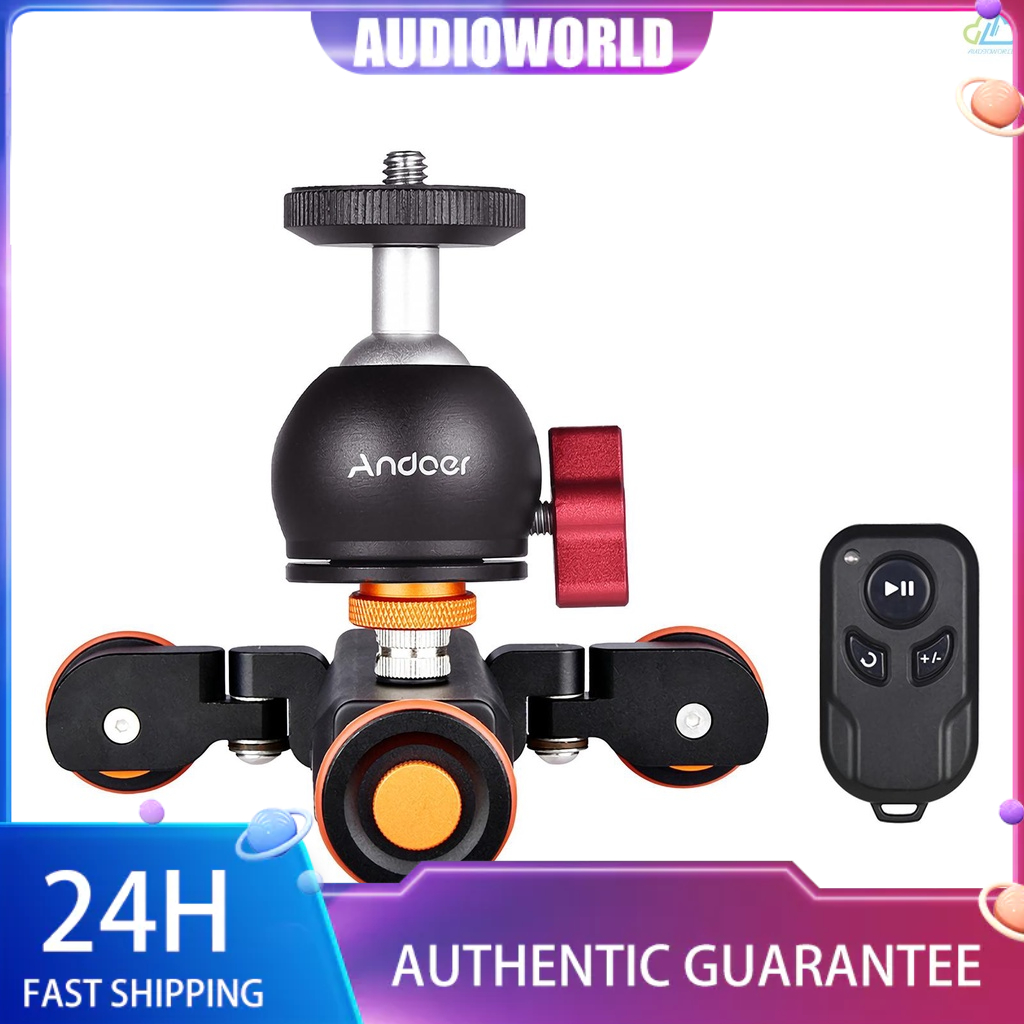 Au Andoer L4 PRO Motorized Camera Video Dolly with Scale Indication Electric Track Slider ...